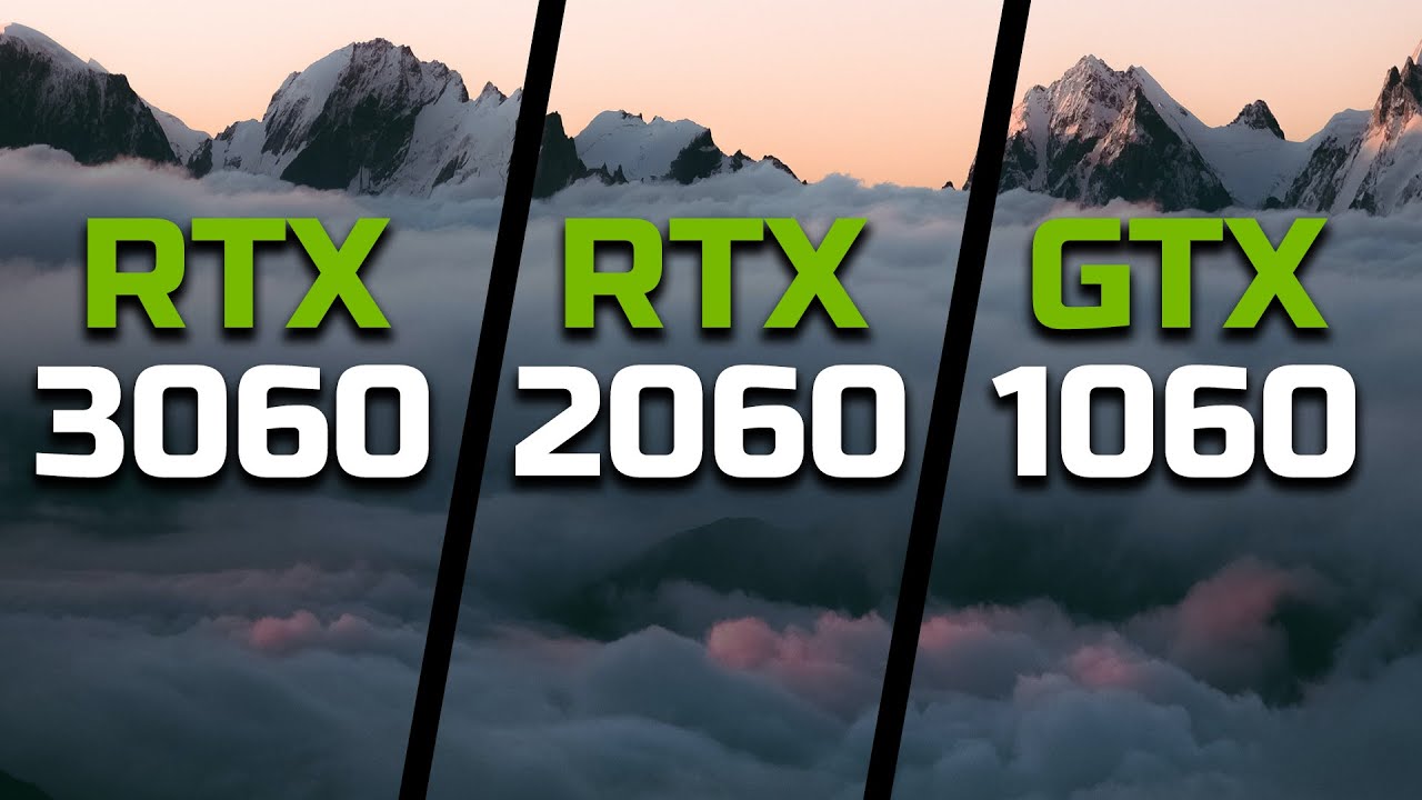 RTX 3060 vs RTX 2060 vs GTX 1060 - Test in 10 Games - YouTube