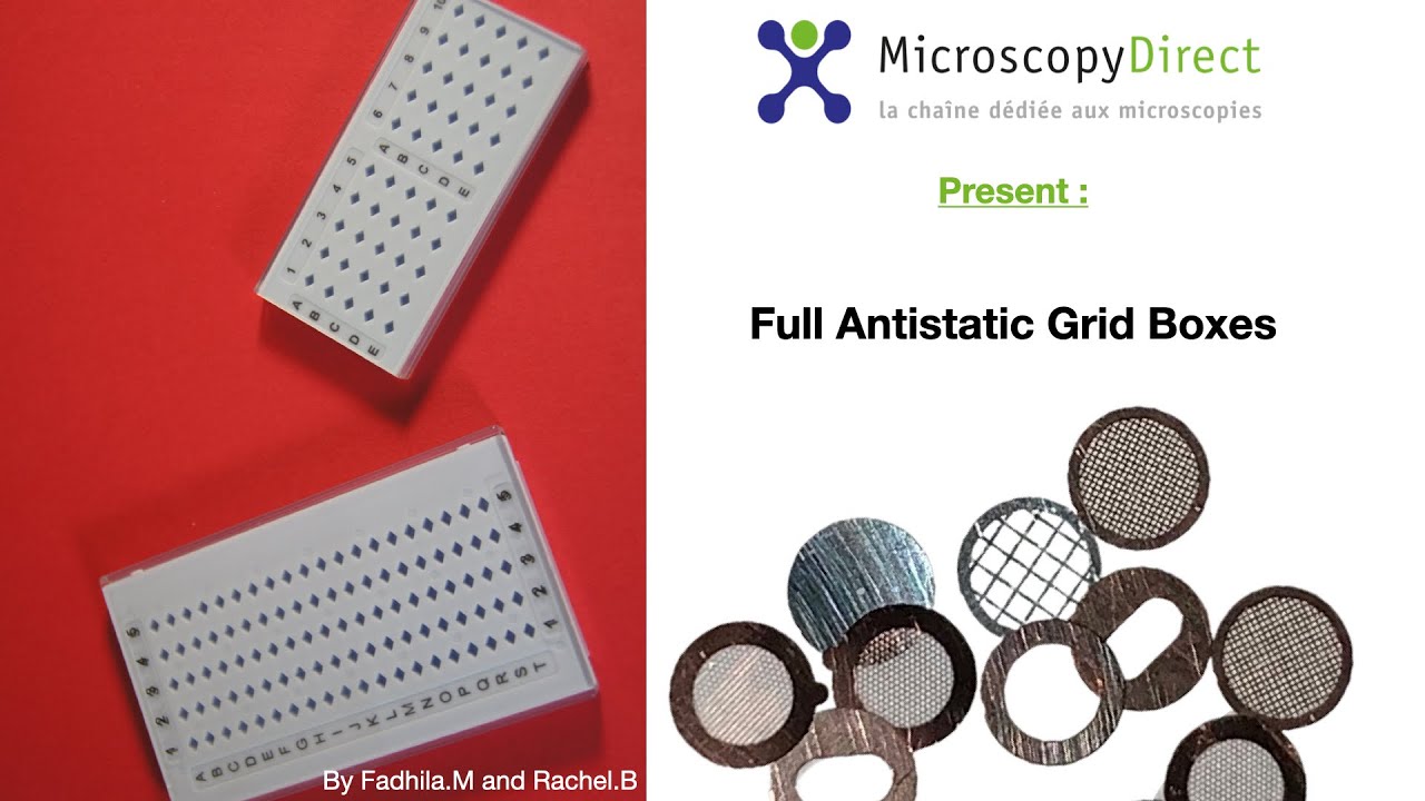 Grid storage boxes for TEM grids - full antistatic material - YouTube
