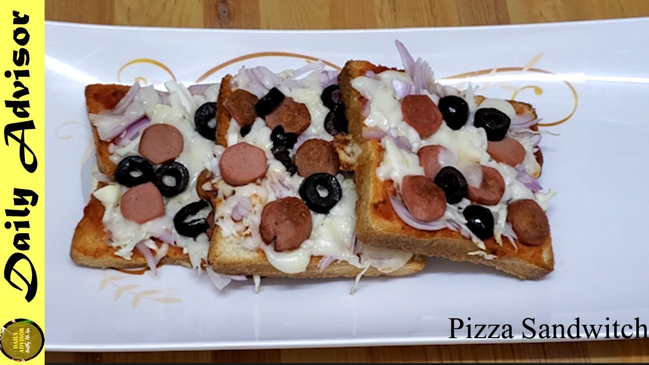 Spicy Bread Pizza Recipe | Pizza On Tawa | Pakistani /Indian Easy ...