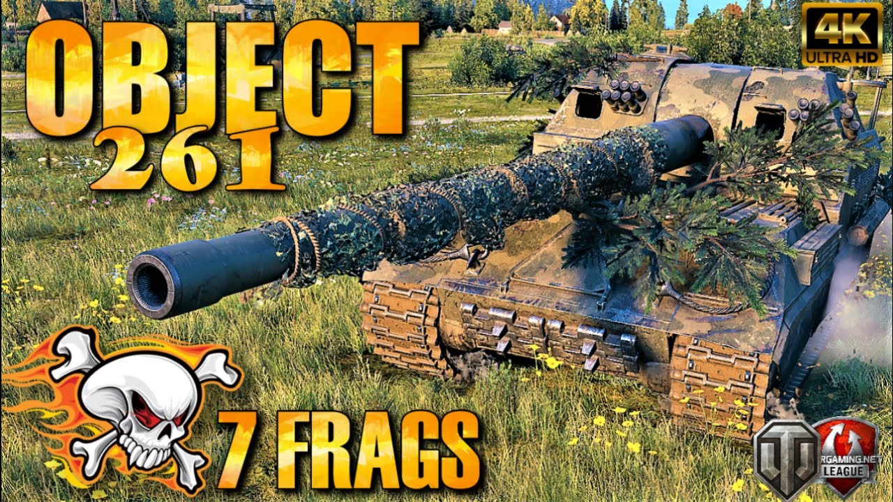WoT Object 261 Gameplay ♦ 7 Frags 4.1k Dmg ♦ SPG Arty Review 4k UHD ...