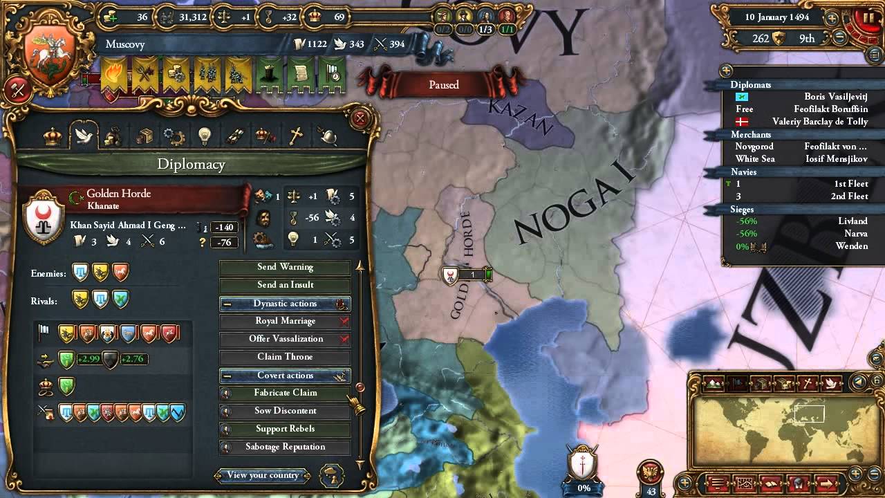 Europa Universalis IV - Muscovy - Part 13 - YouTube