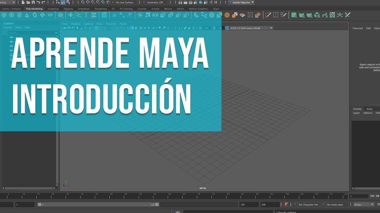 Aprende Autodesk Maya - Introducción | Interface - YouTube