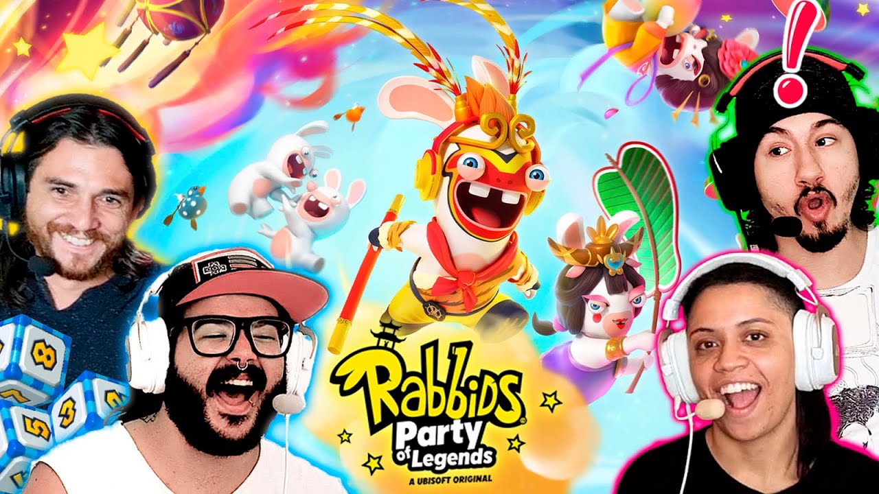 Mario Party... só que da UBISOFT?! - Rabbids: Party of Legends Gameplay ...