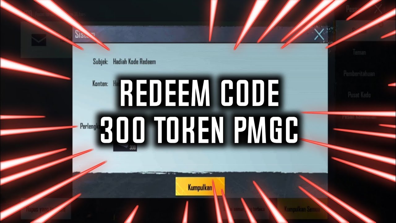 Redeem Code 300 Token PMGC 23-12-2021 - YouTube