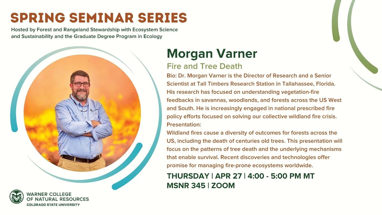 Morgan Varner Seminar - Fire and Tree Death - YouTube