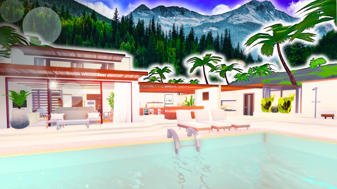 ROBLOX 🏘️⏩ Beach desert villa || Best Of RoVille Home Edition With ...