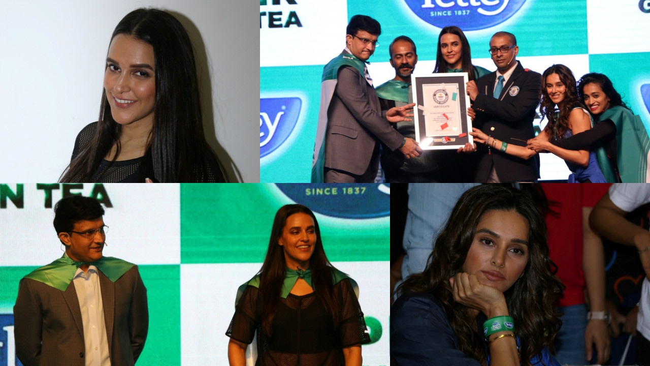 Neha Dhupia, Saurav Ganguly & Shibani Dandekar Came Together in Zomba ...