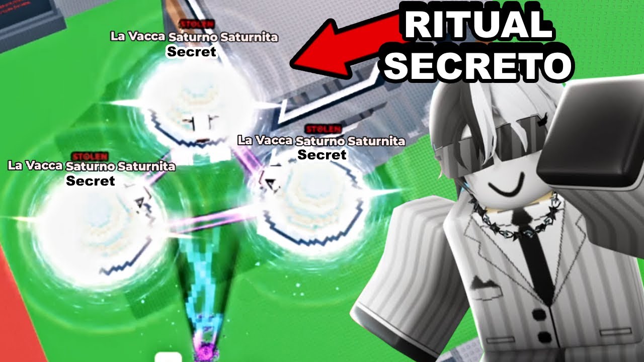 ACTIVÉ EL RITUAL SECRETO DE LAS 3 VACAS SATURNITA 🐮 en Steal a Brainrot ...