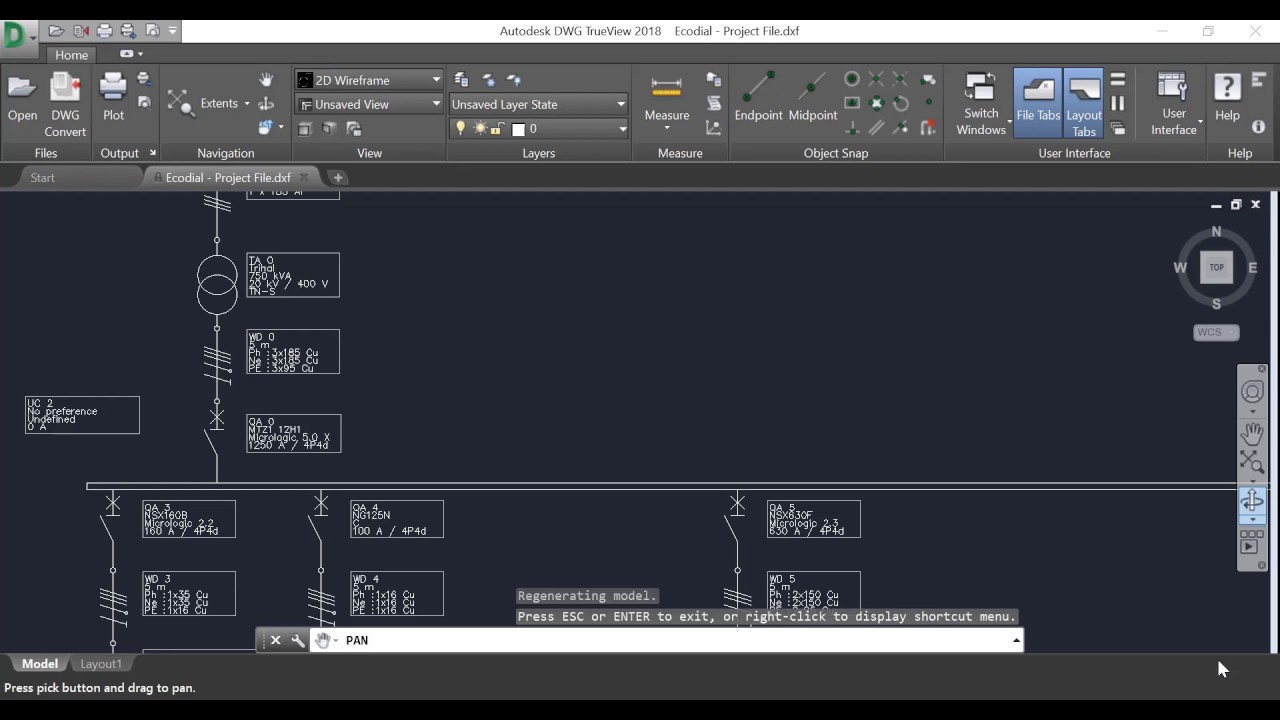 Ecodial : How make an "on screen diagram export," in to an AutoCAD file ...
