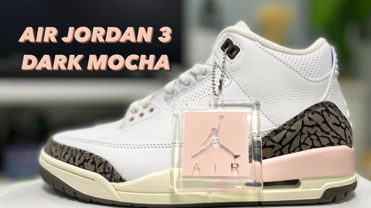 360: AIR JORDAN 3 DARK MOCHA - YouTube