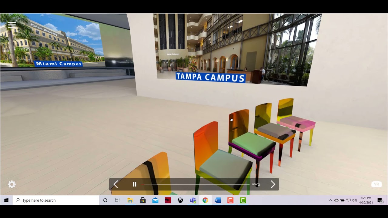 Interactive University Student Onboarding in Virtual Reality (VR) - YouTube