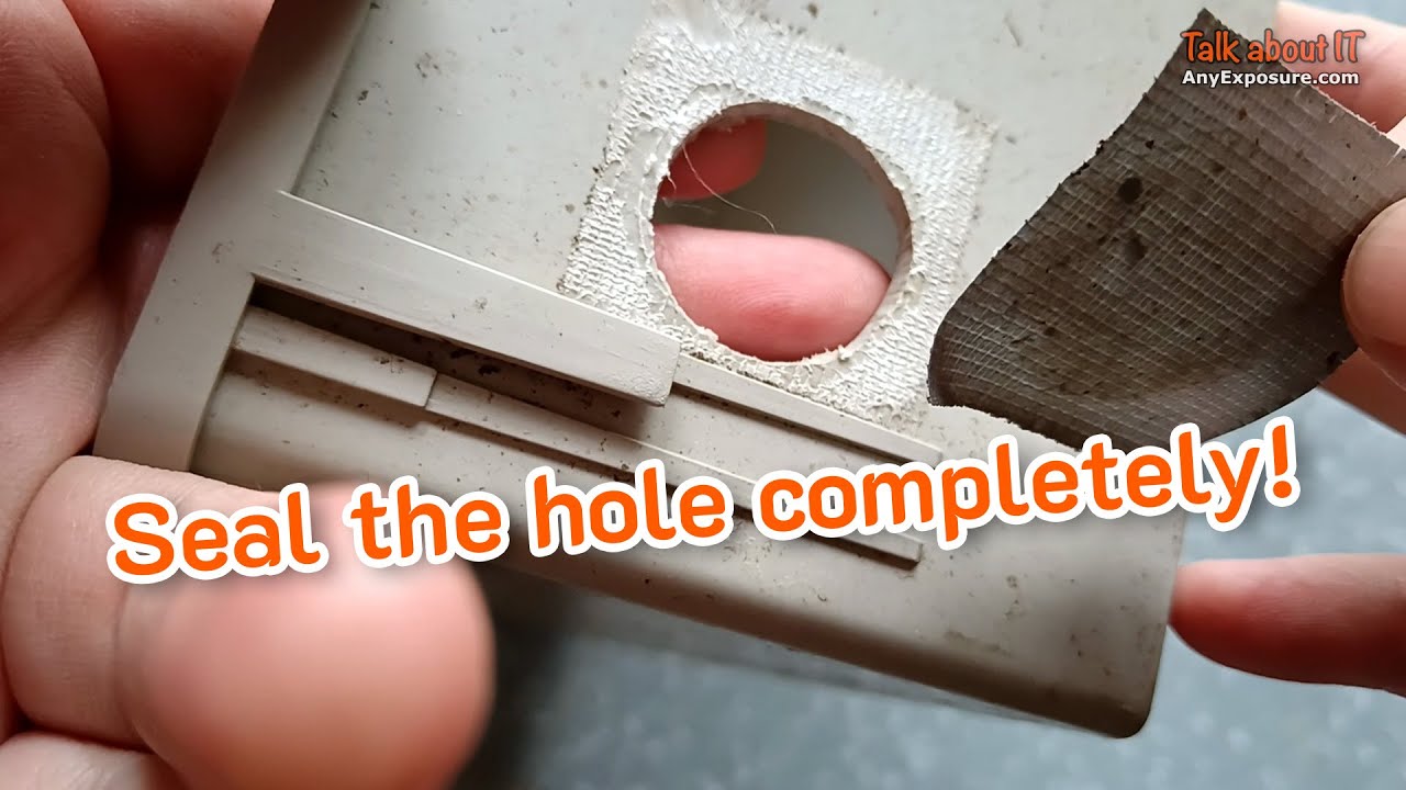 How to Fill Plastic Holes with Epoxy Glue - YouTube