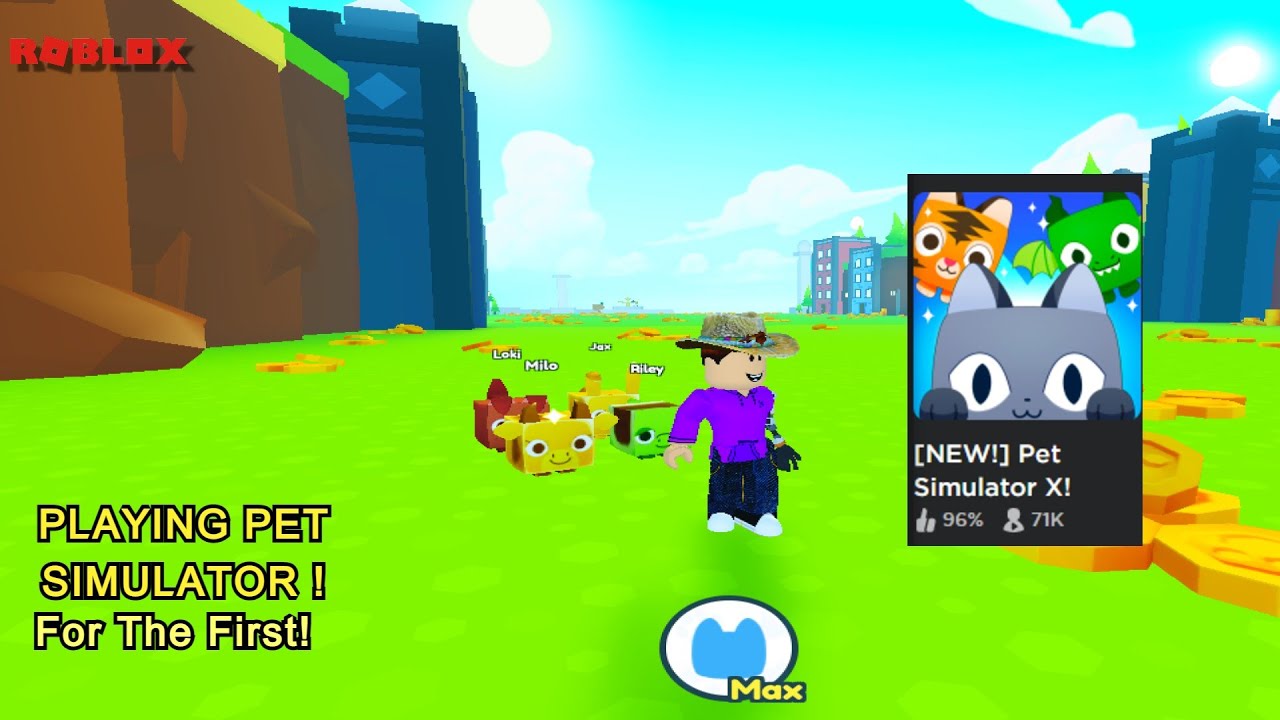 PLAYING PET SIMULATOR X FOR THE FIRST TIME!! | Roblox - YouTube