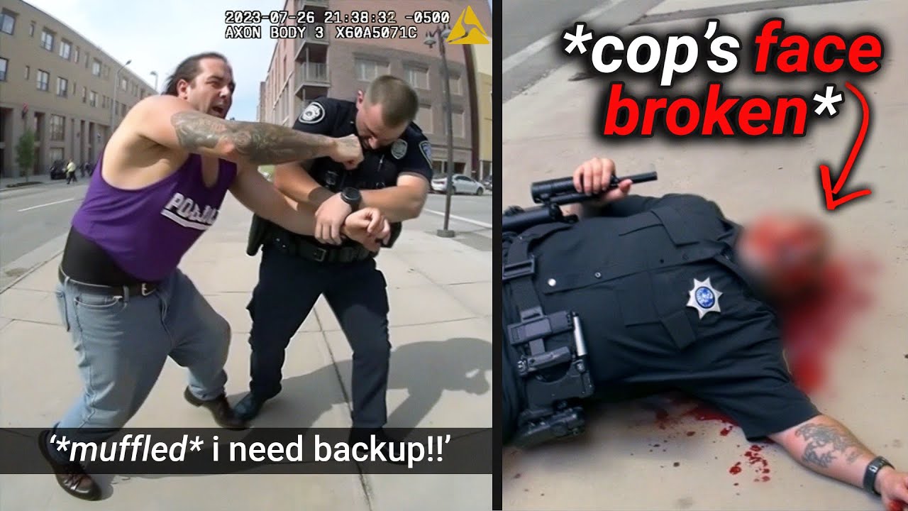 Criminal Cop Starts Crying When Backup Doesn't Show Up (Ends Badly ...