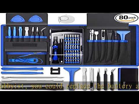 80 IN 1 Professional Computer Repair Tool Kit, Precision Screwdriver ...