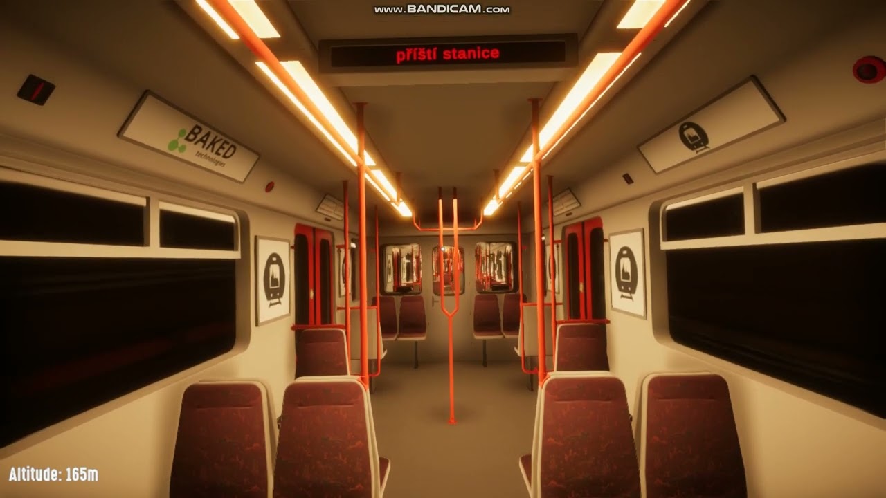 PRAGUE METRO SIMULATOR | Linka B | Florenc - Karlovo Namesti | 81-71M ...
