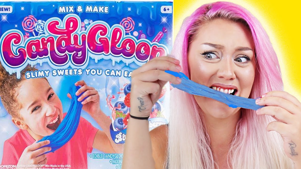 Testing Edible Slime Candy Kit *DOES IT WORK?!* ( Slimy Candy Gloop ...