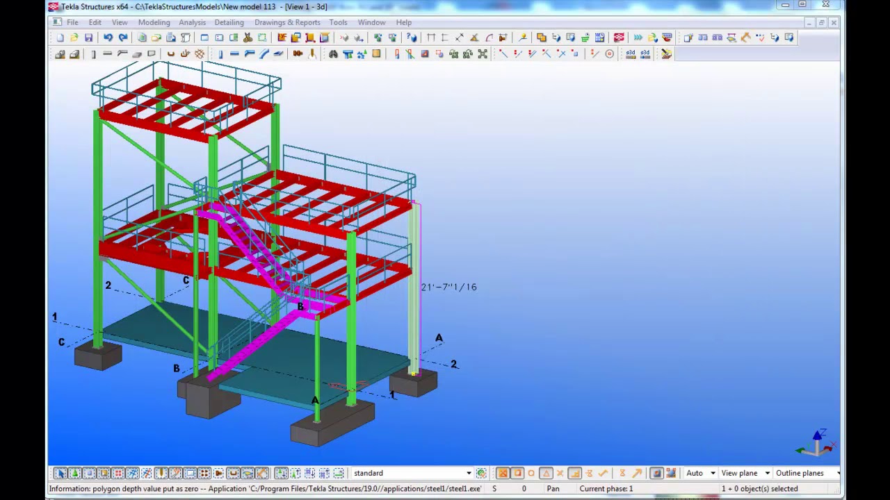Tekla Structures to S3D - YouTube