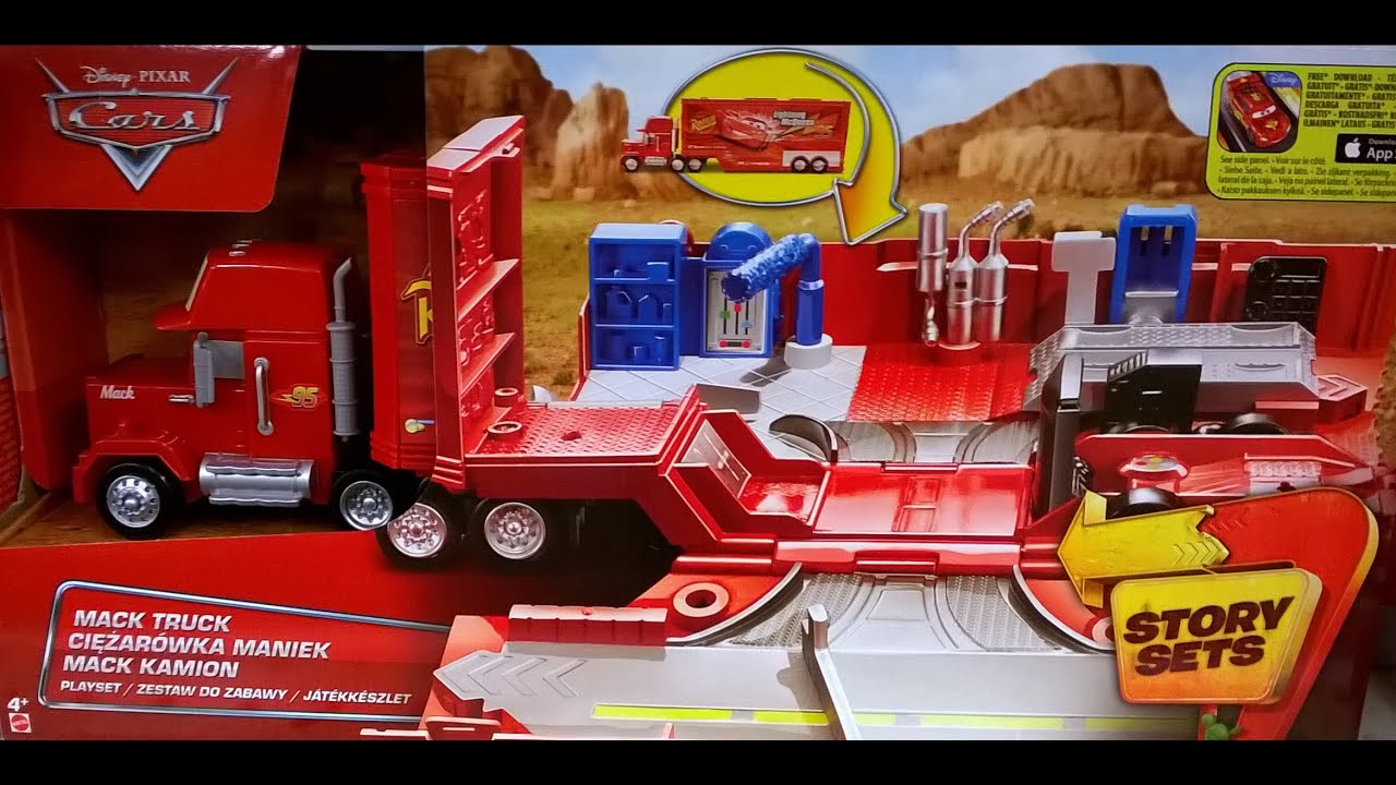 CARS TOYS Pixar Lightning McQueen Pit Crew Ramone Planes Flash Mack ...