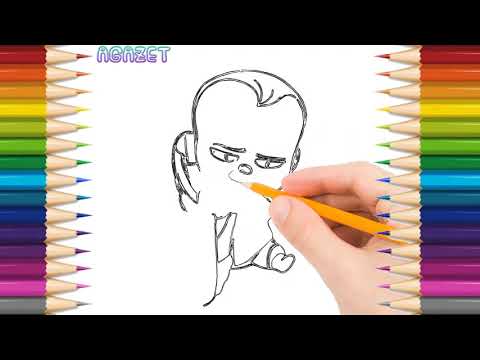 Vẽ Nhân Vật Phim Hoạt Hình Nhóc Trùm