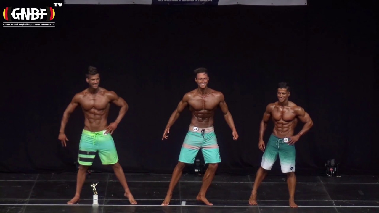 MEN`S PHYSIQUE GESAMTSIEGER (14. GNBF DM 2017) Natural Bodybuilding - YouTube