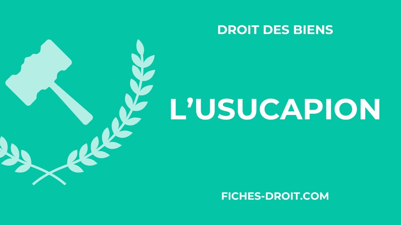 L’usucapion (ou prescription acquisitive) : définition, conditions et ...