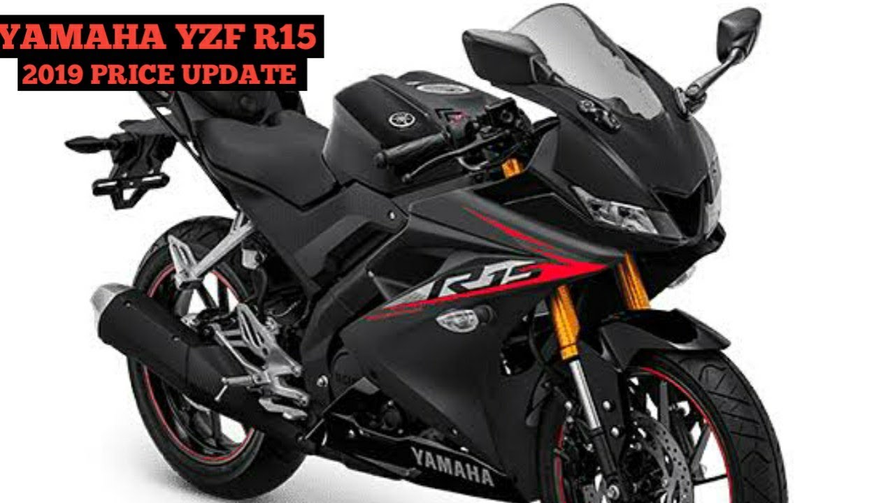 YAMAHA YZF R15 BLACK PRICE UPDATE 2019 - YouTube