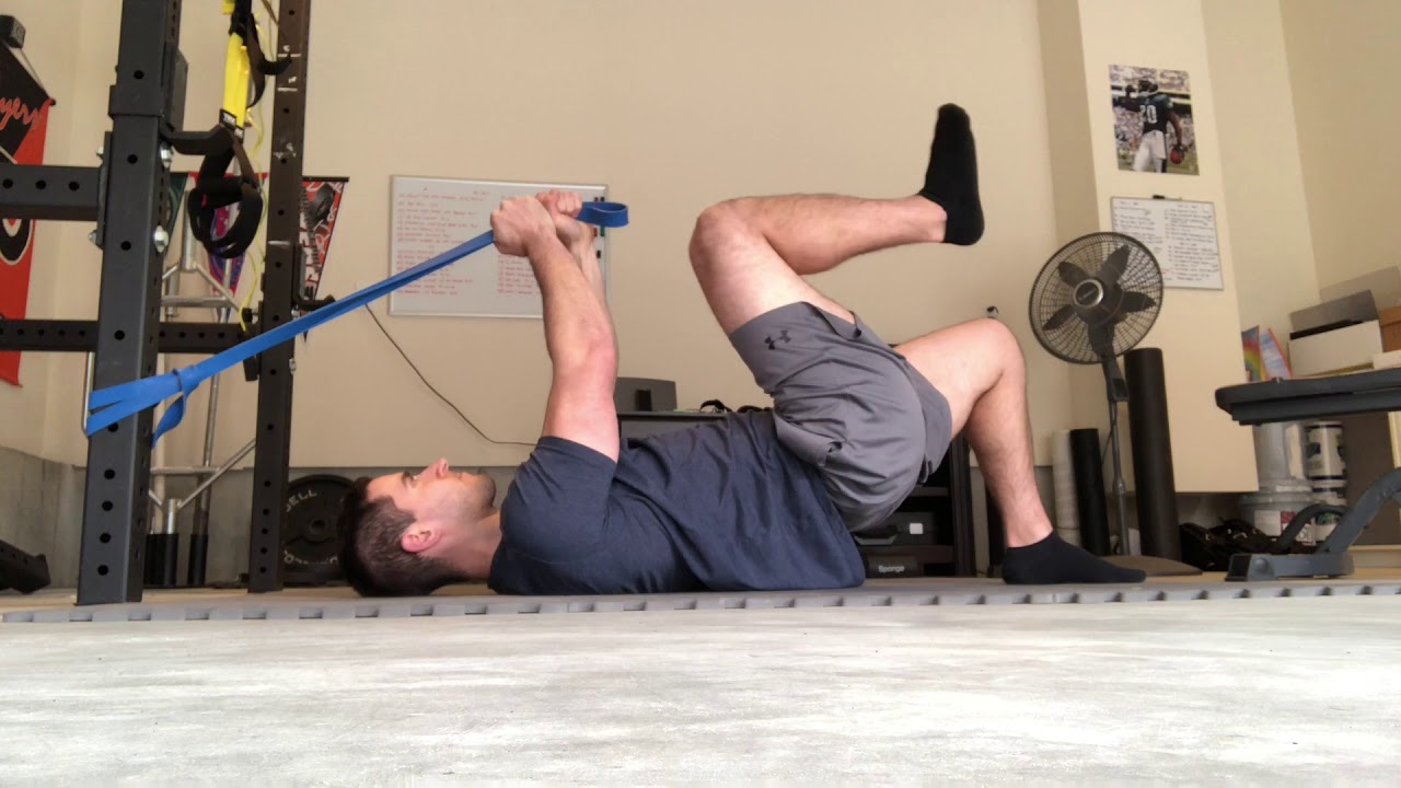 Core Engaged Hip Bridge March - YouTube