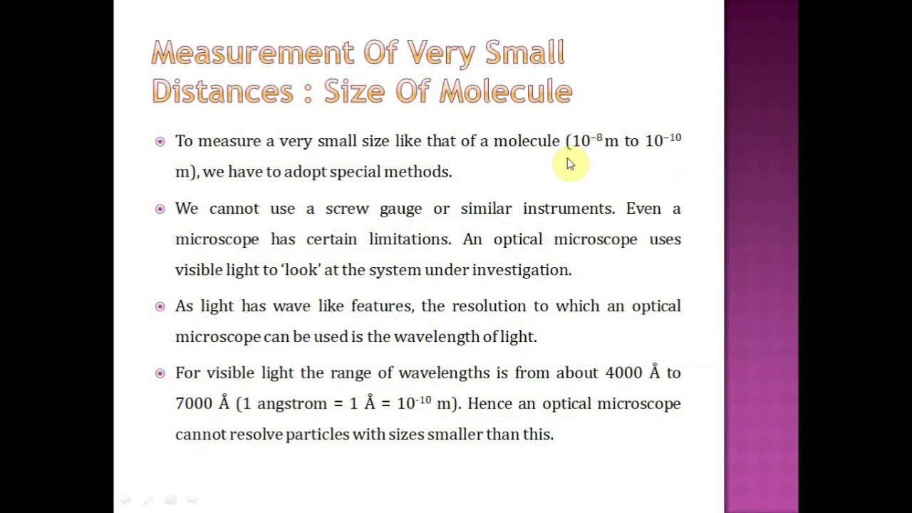 small distance measurement - YouTube