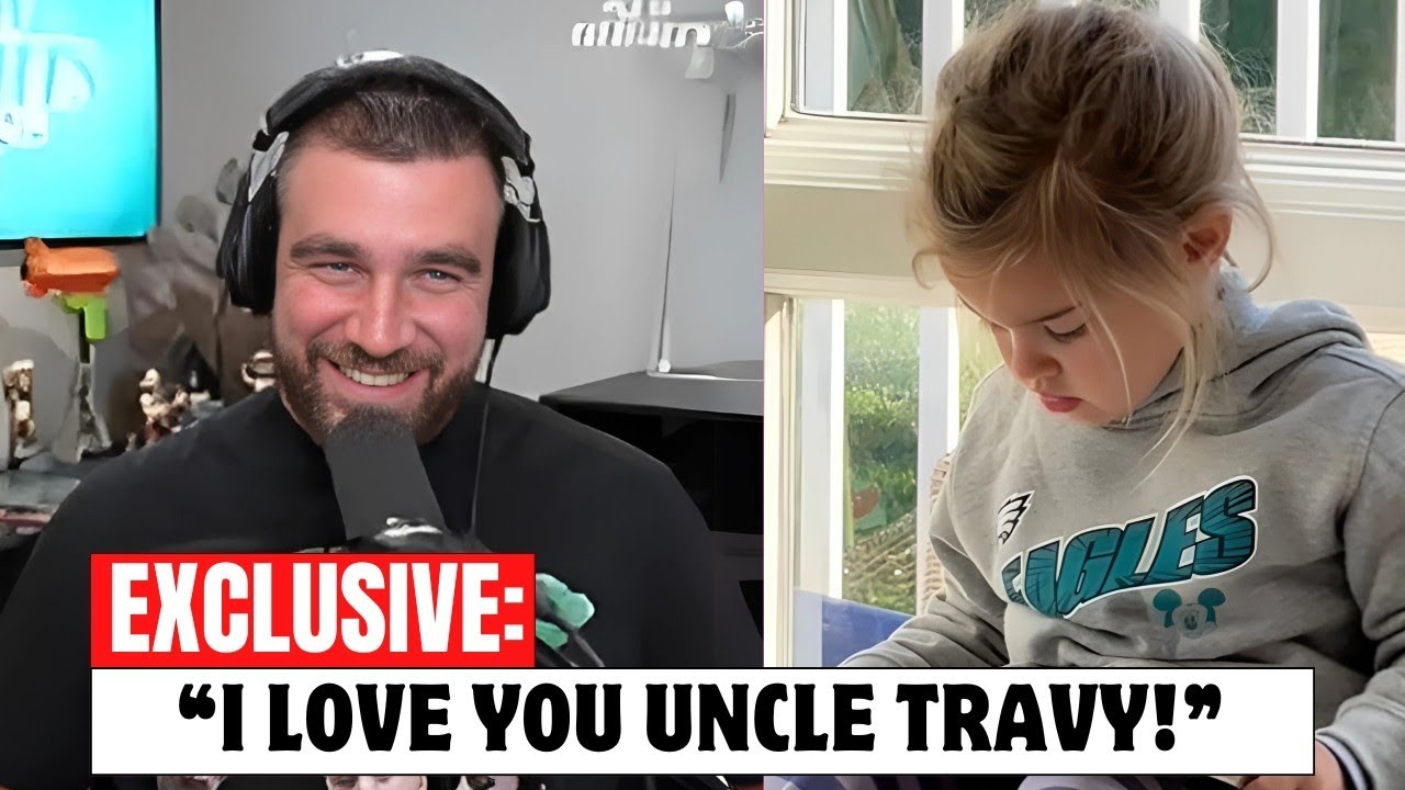Adorable! Baby Wyatt Kelce's Birthday Surprise FOR Uncle Travy WILL Make You Cry! - YouTube