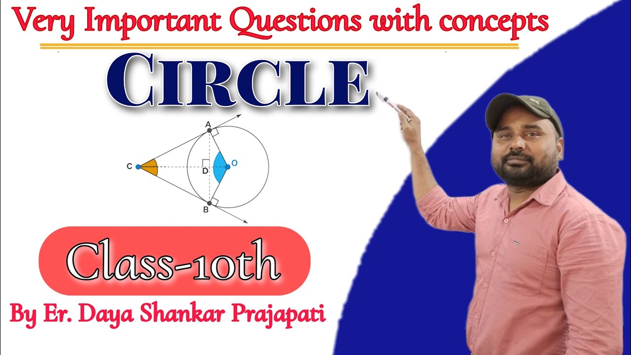 Class 10th CBSE BOARD math (Circle) very Important questions with ...