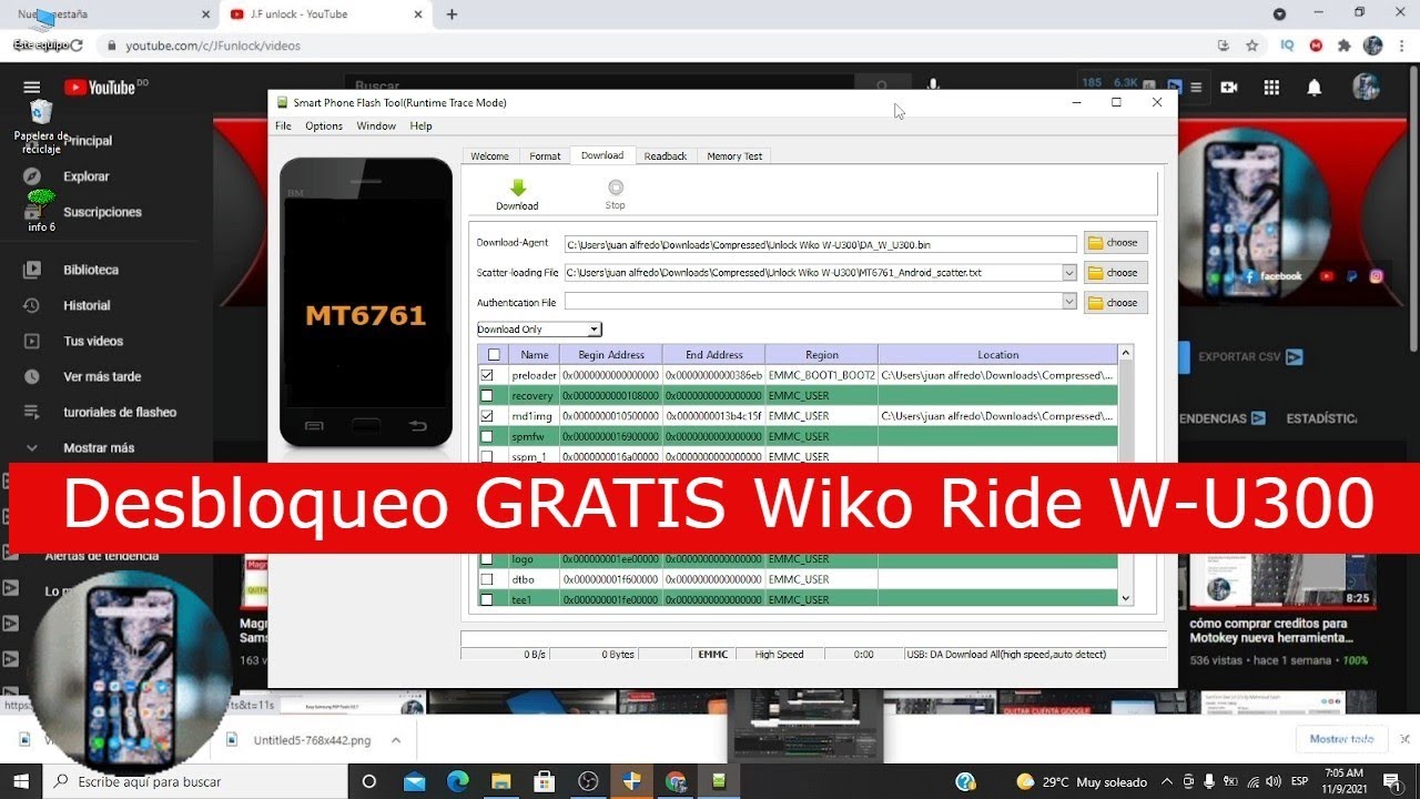 Desbloqueo GRATIS Wiko Ride W-U300 - YouTube