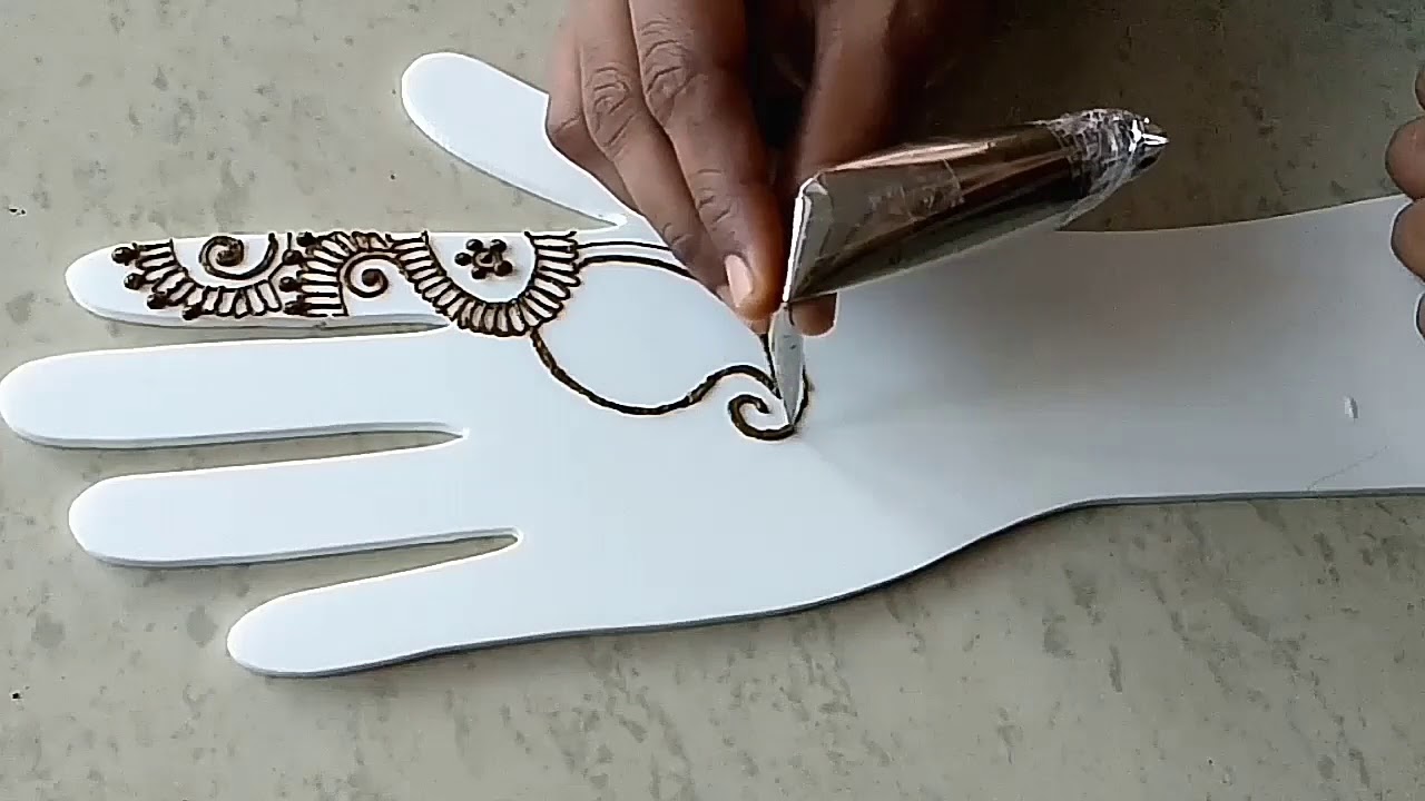Easy Mehandi Design|Jewellery Type Henna|Henna By Hasna - YouTube