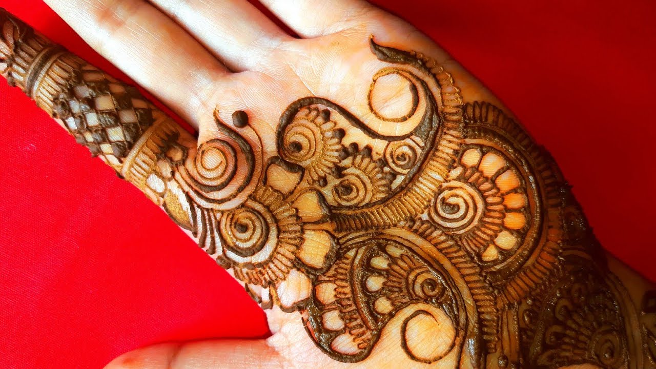 Very Beautiful Front hand mehndi | Mehndi ki design | Mehandi ka design ...