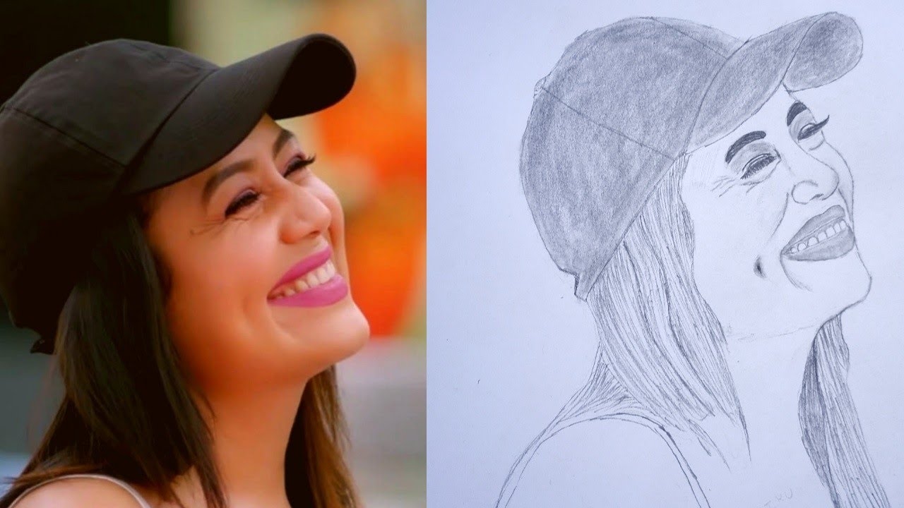 Neha Kakkar Drawing| bollywood singer neha kakkar #youtube - YouTube