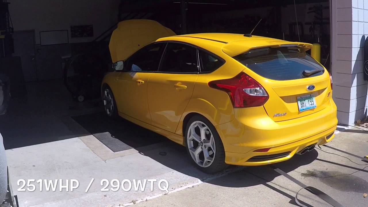Stock Focus ST Makes 251 Horsepower on the Dyno - YouTube