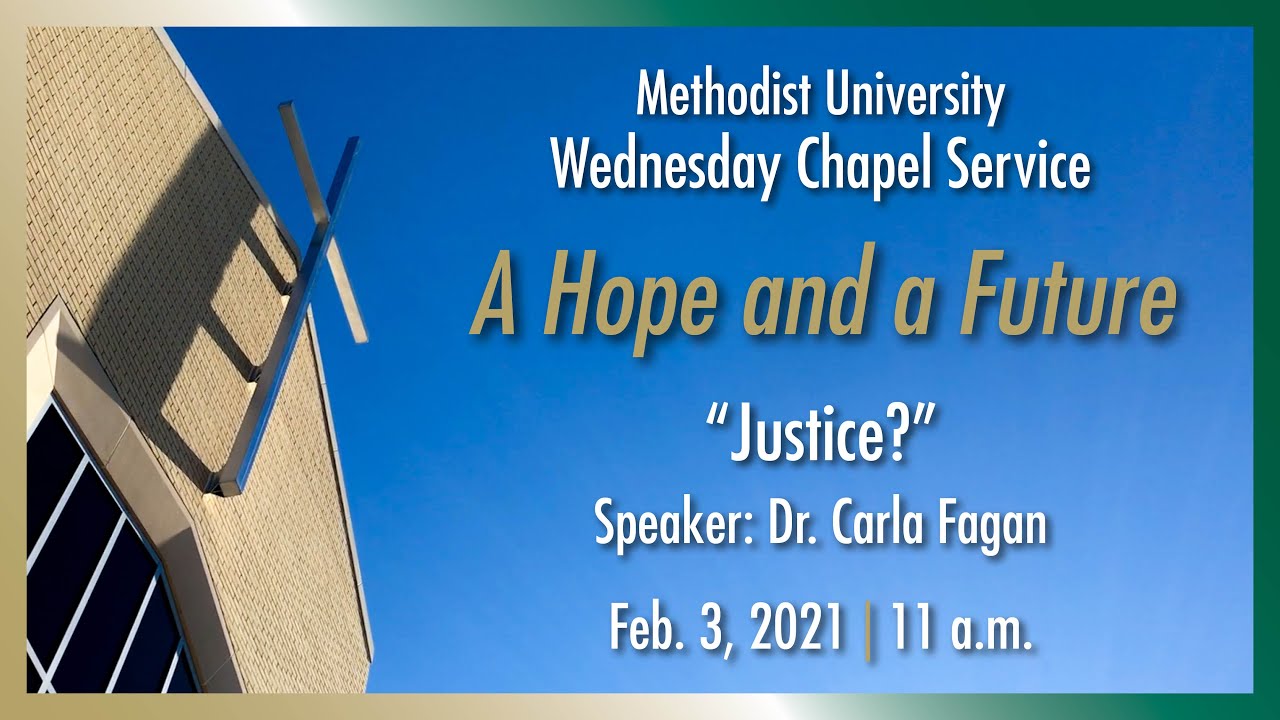 Hope and a Future: "Justice?" with Dr. Carla Fagan_Feb. 3, 2021 - YouTube