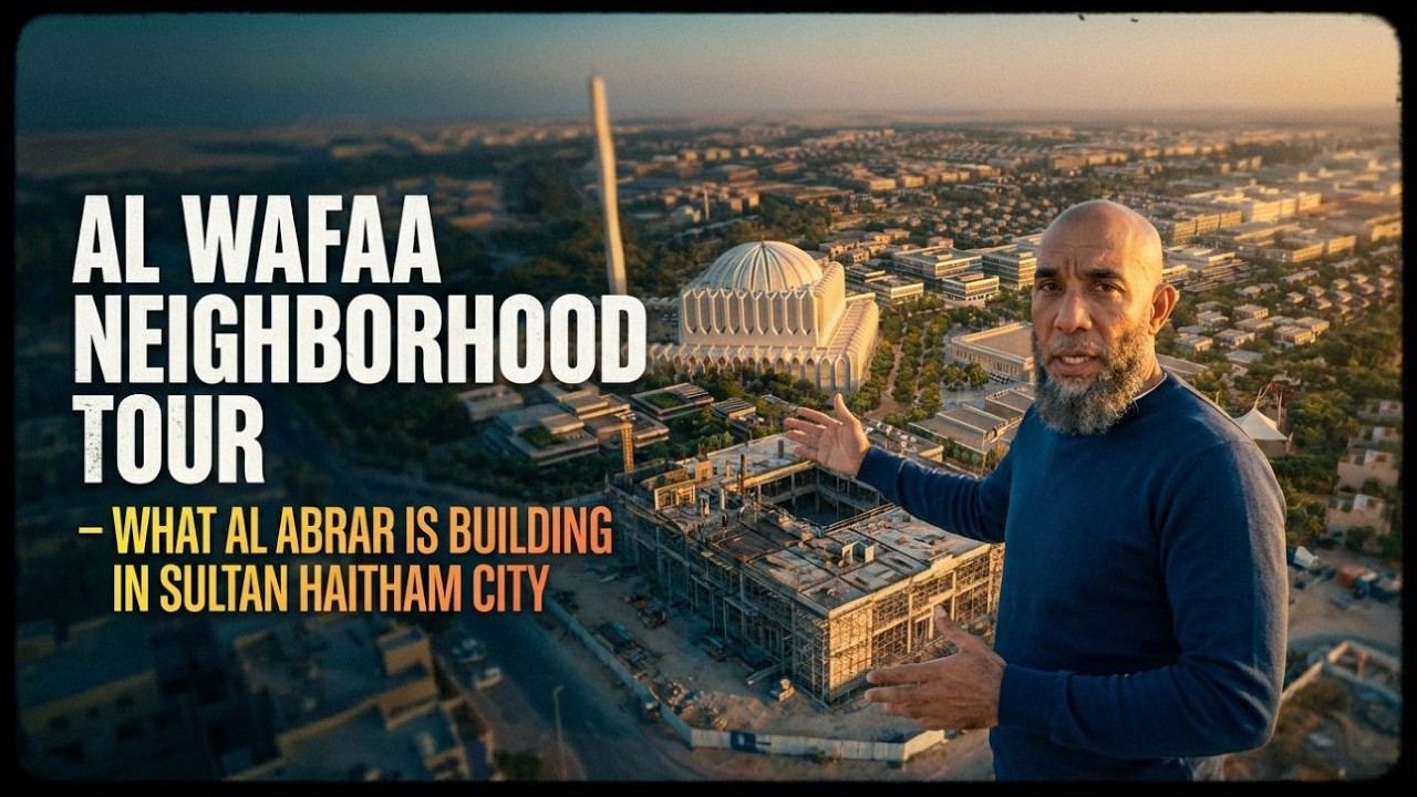 Al Wafaa Neighborhood tour, what AL ABRAR is building in Sultan Haitham ...