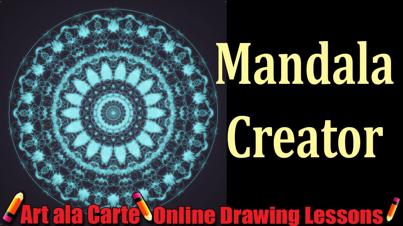 Found something Fun: Super Easy Mandala Creator - YouTube