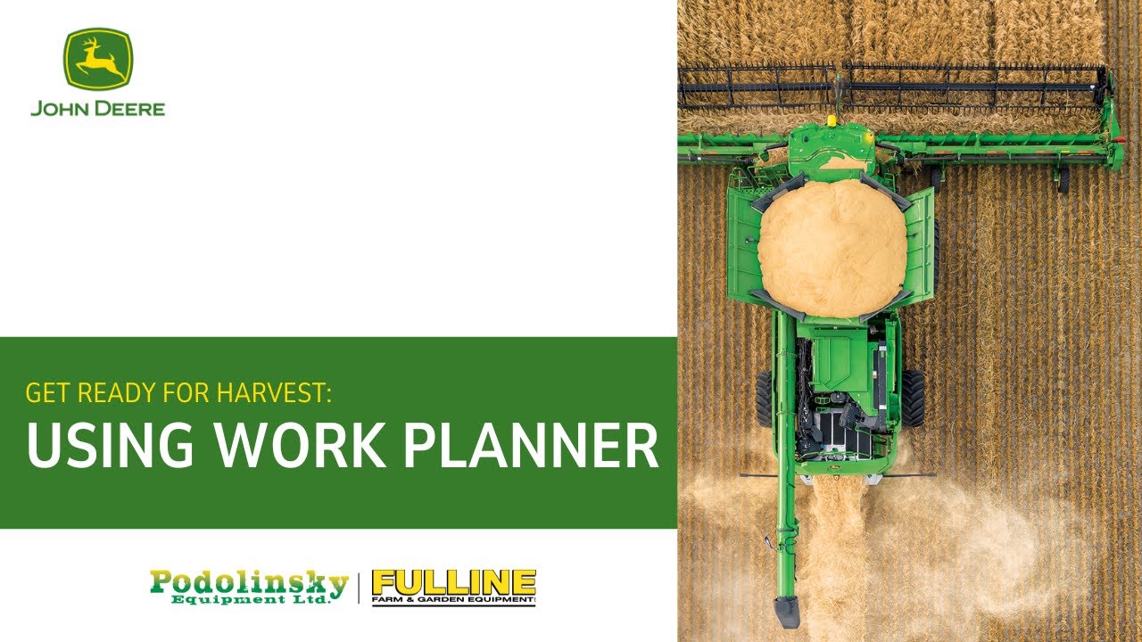 Get Ready For Harvest: Using Work Planner - YouTube