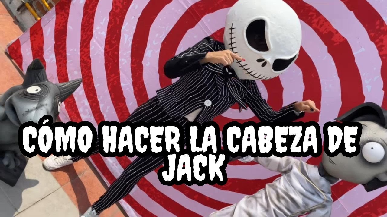 Cómo hacer la cabeza de Jack Skellington | Jessy Bunka Crafts - YouTube