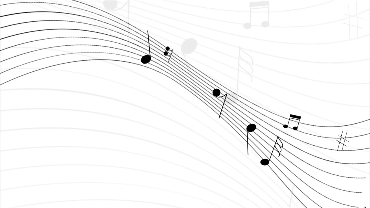Animated Music Notes Background | Music Background - YouTube