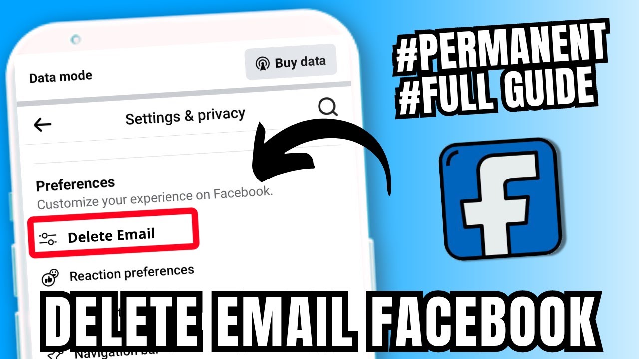 How to Remove Email From Facebook | Delete Email Facebook - YouTube