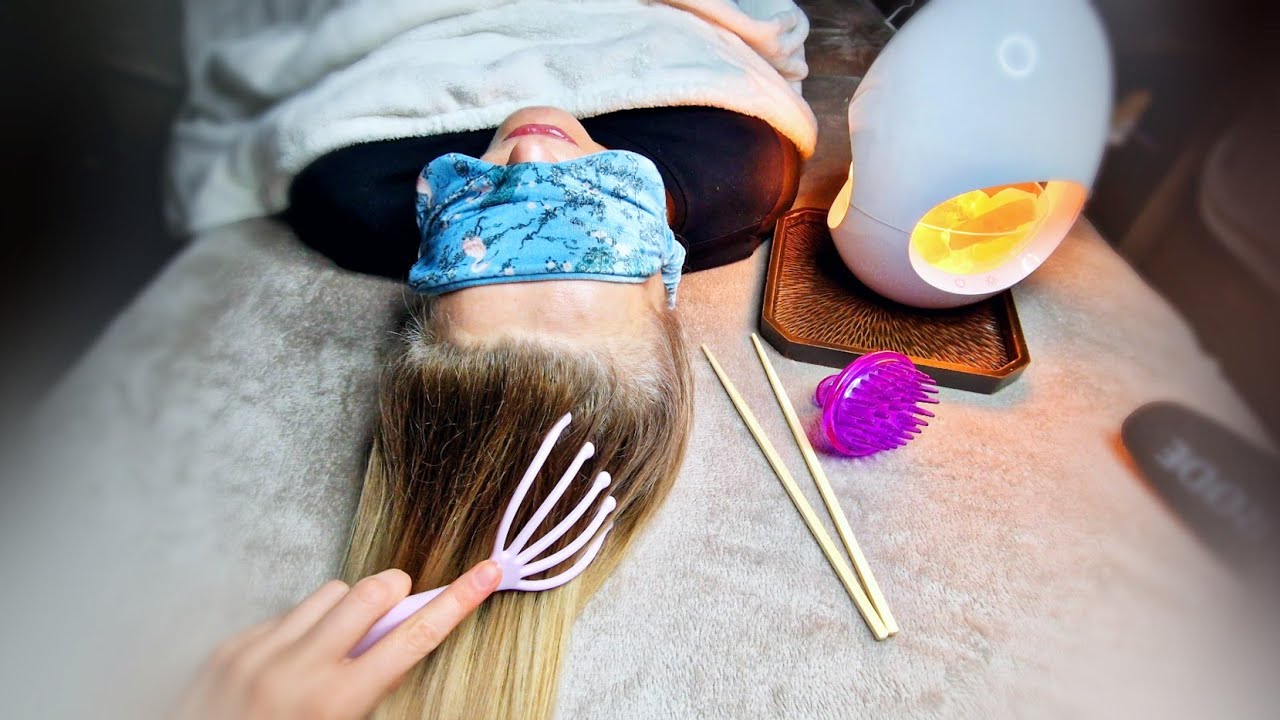 ASMR | Head Massage | ️ ..SO Satisfying💫💦 - YouTube