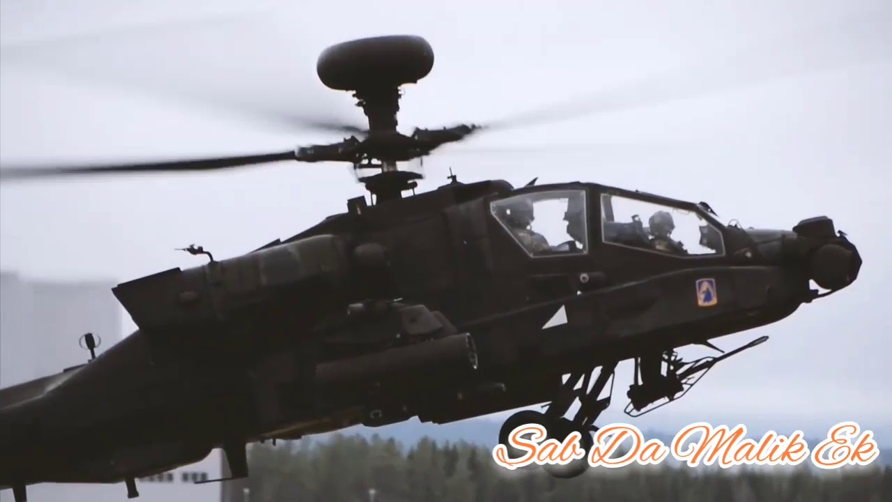 AH-64 Apache Helicopter Formation Flight Training Incredible Video ...