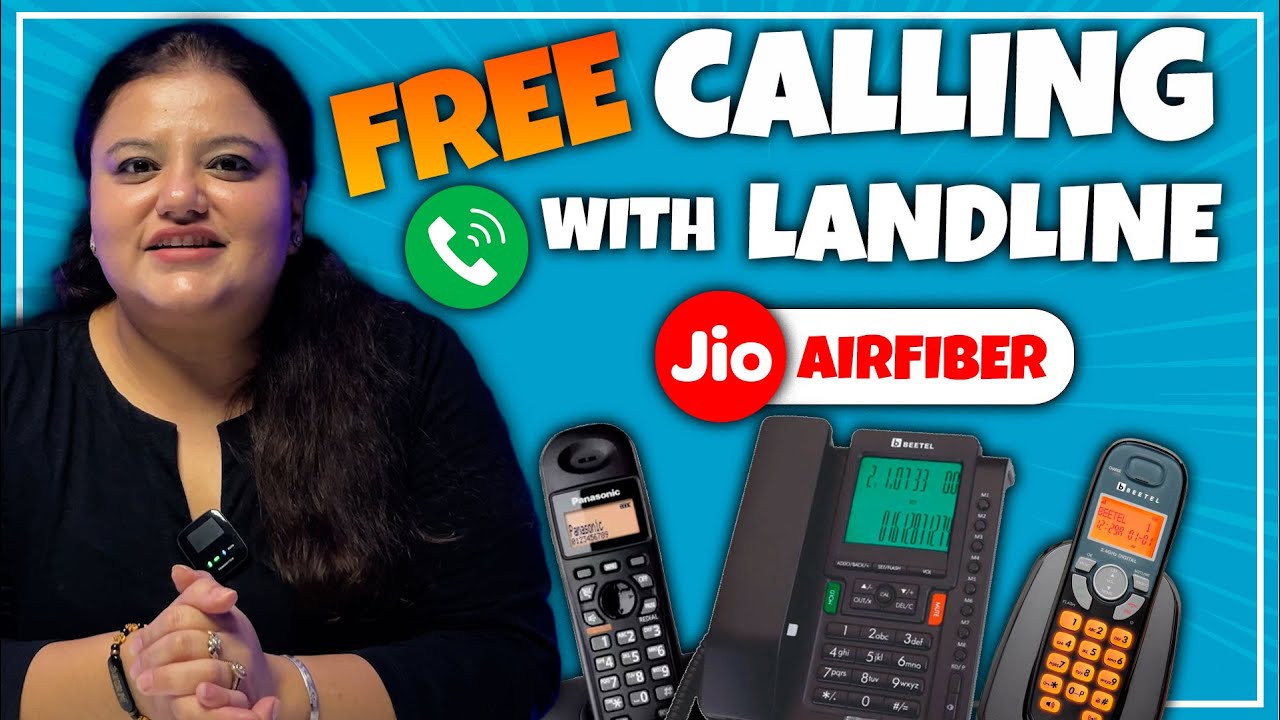 How to use Landline Phone with Jio Airfiber | Free Calling - YouTube