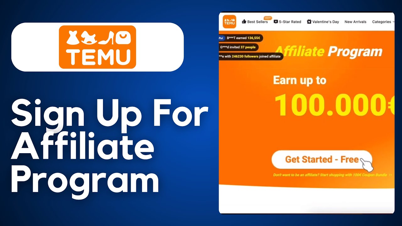 How to Join Temu Affiliate Program (2024) - Full Guide - YouTube