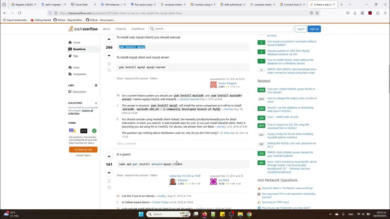 Chapter 18 [CHALLENGE] [CHEAT] Migrate a MySQL Database to Google Cloud SQL - YouTube