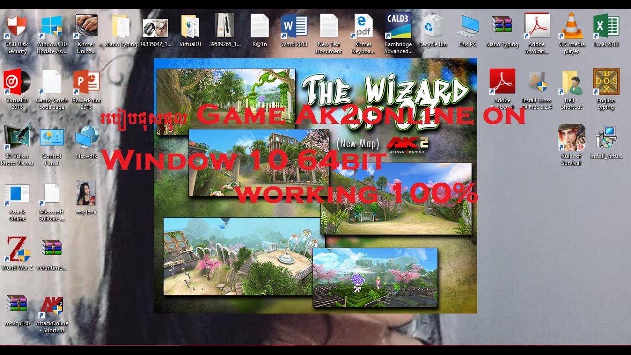 how to fix ak2online' របៀបជុសជុល Game Ak2 online window 10 64 bit - YouTube