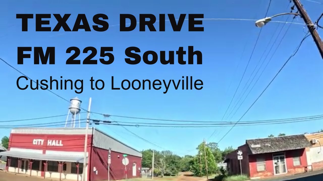 Heading to Looneyville on Texas FM 225 - YouTube